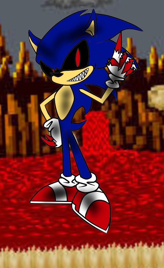 Sonic E.X.E - ibisPaint