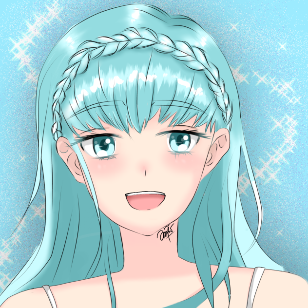 Blue Girl - ibisPaint