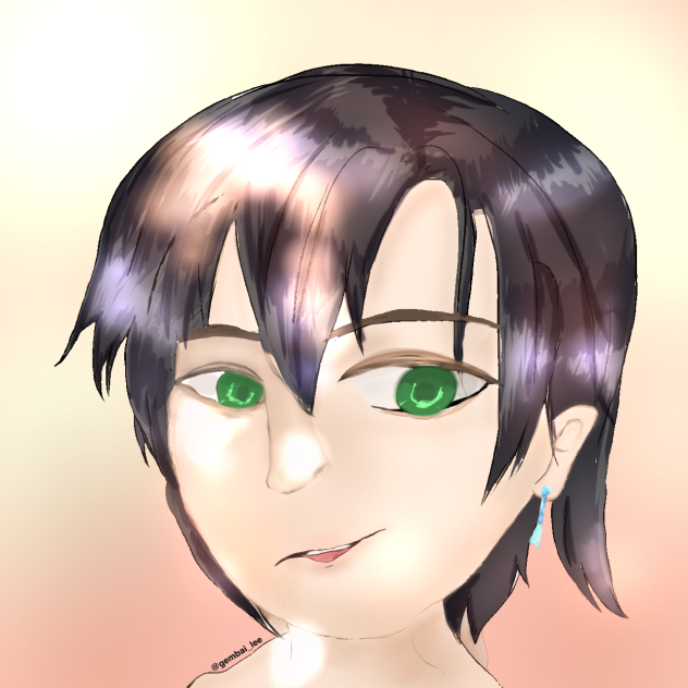 weird-looking dude - ibisPaint