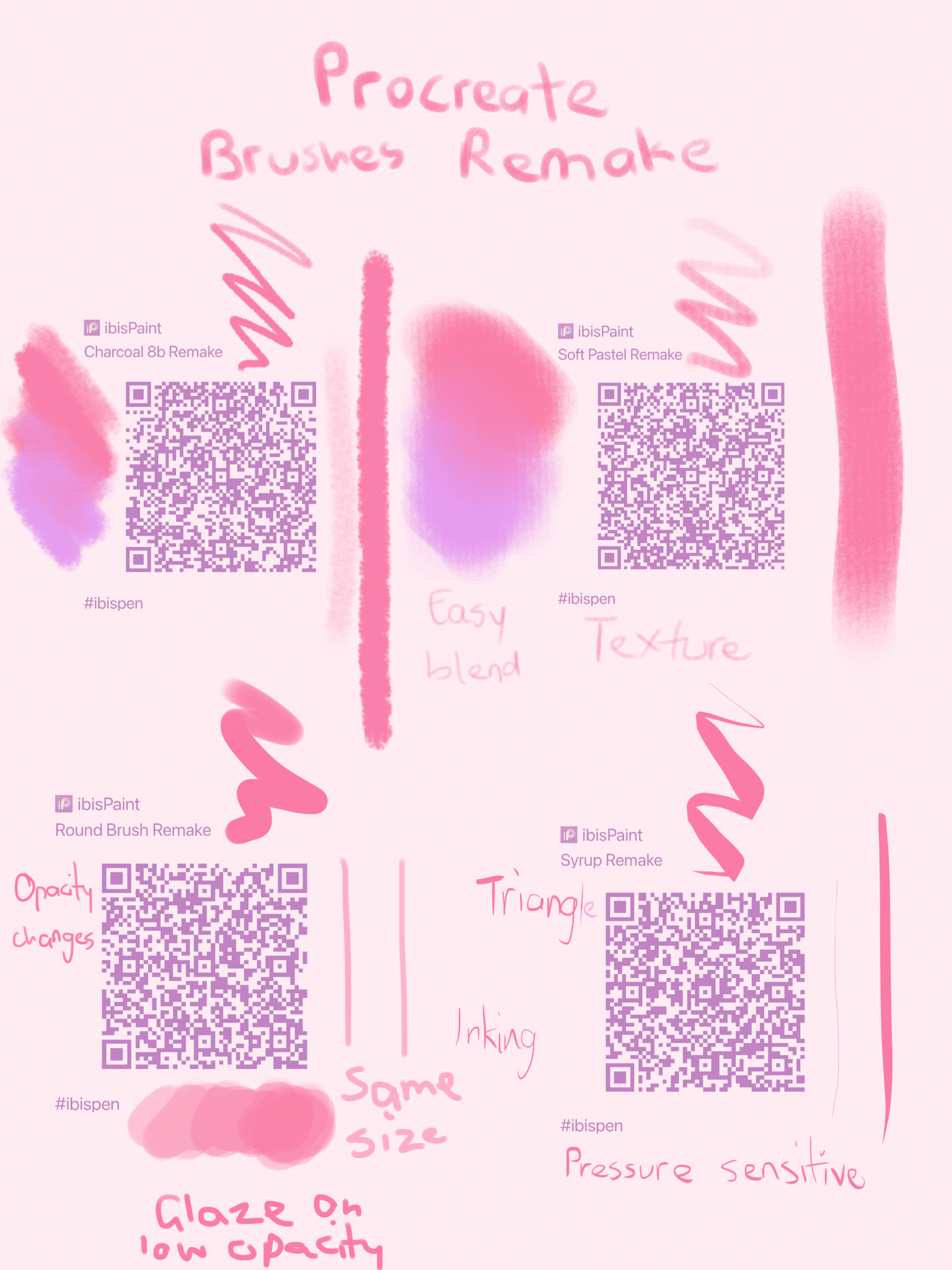 Procreate Brushes Remake - ibisPaint