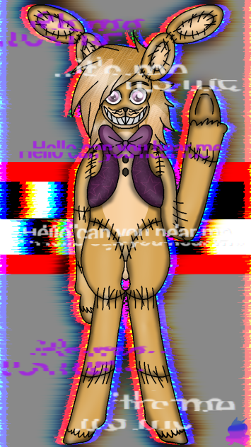 redraw fnafvr glitchtrap as pony - ibisPaint