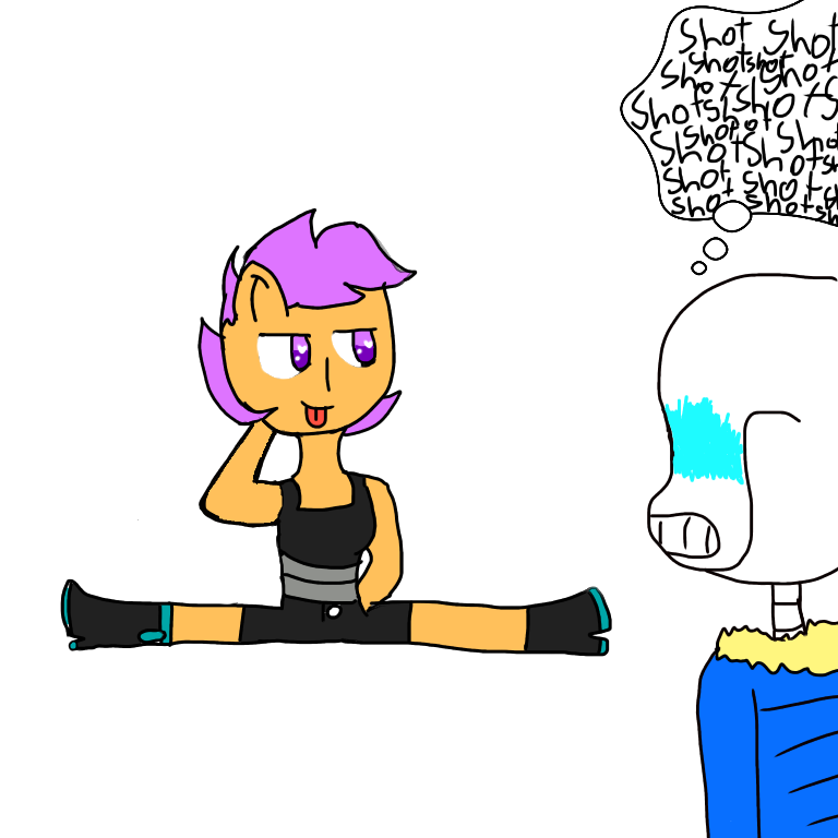 for scootaloo love sans (FANART) - ibisPaint