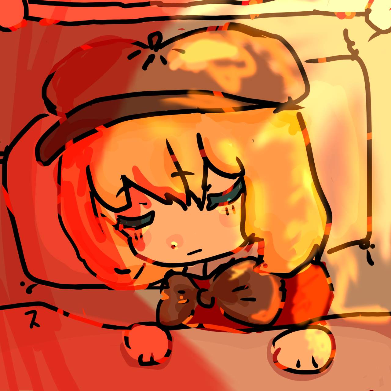 Sleepy fella - ibisPaint