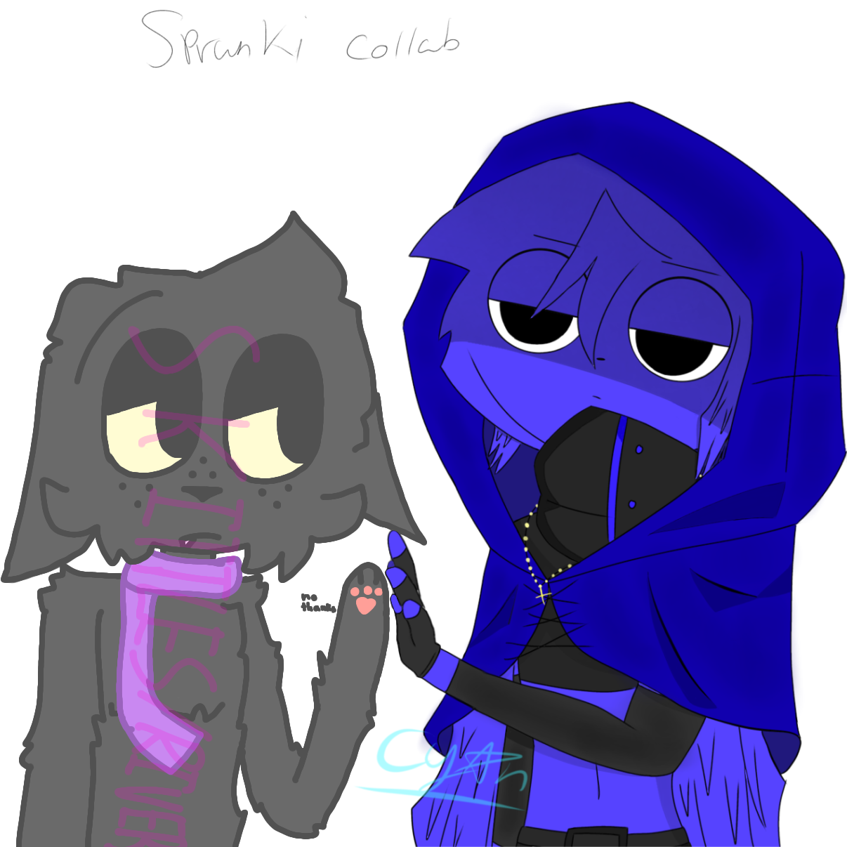 SPRUNKI COLLAB X3 - ibisPaint