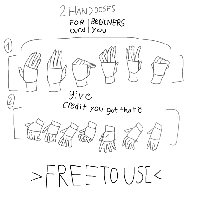 2 hand poses - ibisPaint