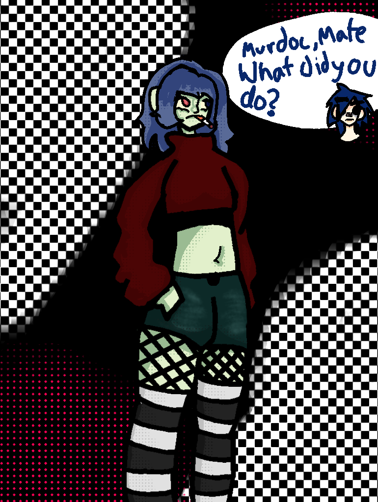 I REDID THE MURDOC GENDER-BENDER - ibisPaint