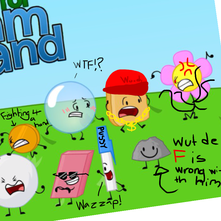 Weird but okay editing a picture (bfdi) - ibisPaint