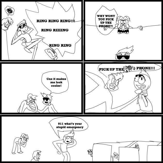 Always answer the phone - ibisPaint