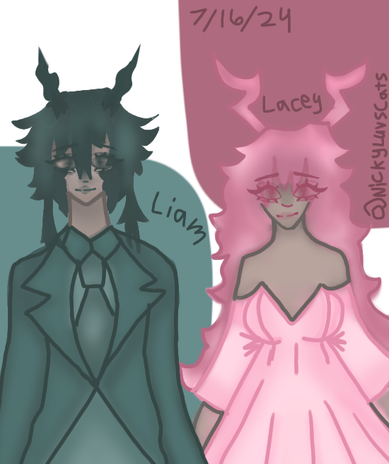 Lacey and Liam going to prom!!!! - ibisPaint