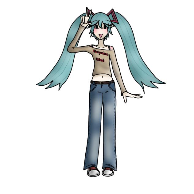 Psycho Miku - ibisPaint