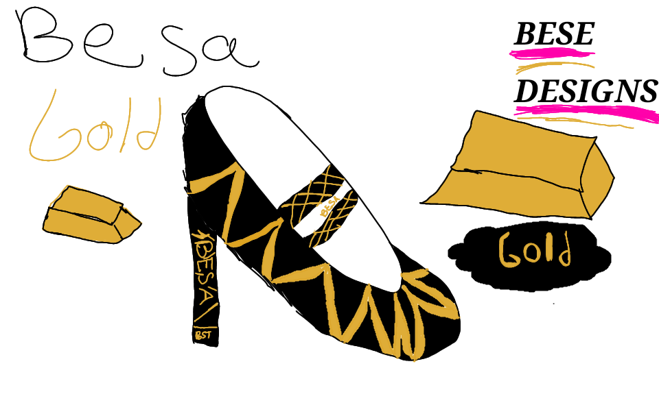 BESA gold shoe - ibisPaint