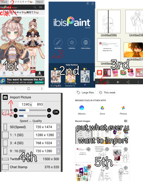 How to Import ur pic .. - ibisPaint