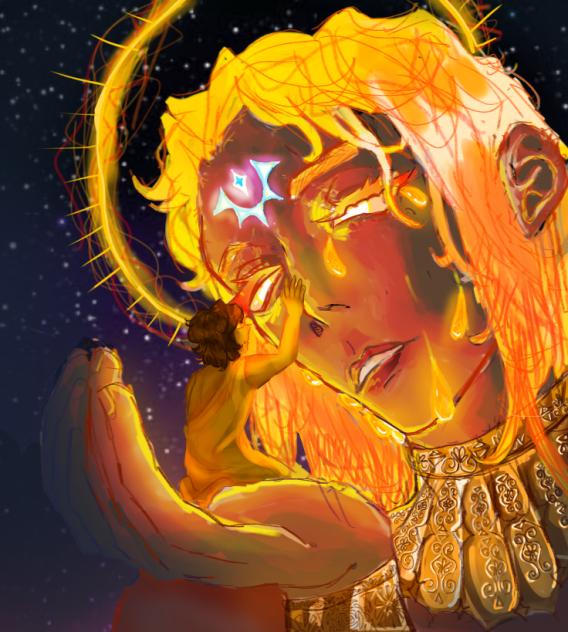 The Sun and her creation - ibisPaint