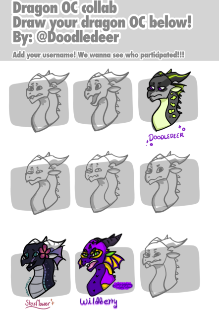 Dragon OC Collab! - ibisPaint