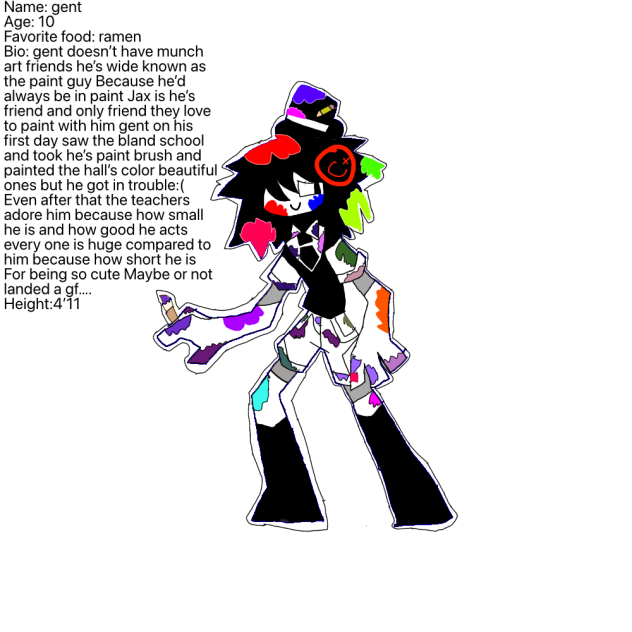 (this is paint on him this no gore)gent - ibisPaint