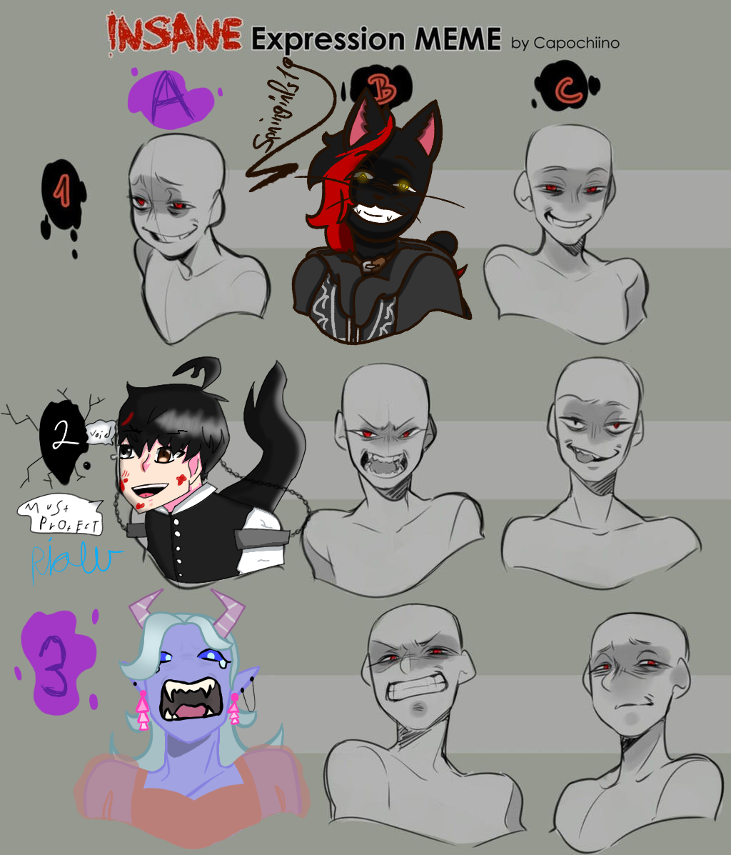 insane expression collab - ibisPaint