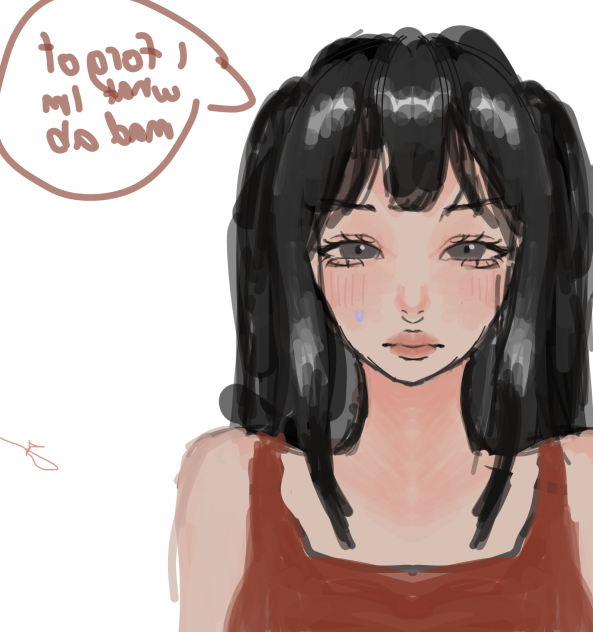I’m mad at my bf - ibisPaint