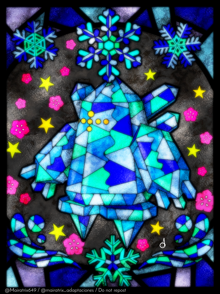 Regice レジアイス (Stained Glass Version) - ibisPaint