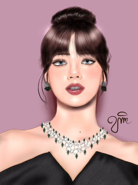 ลิซ่า black pink - ibisPaint