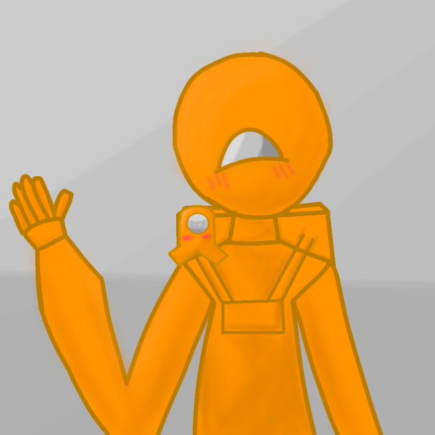 Somebody (Among us) orange - ibisPaint