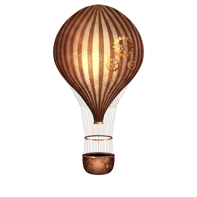 Steampunk Hot air balloon - ibisPaint