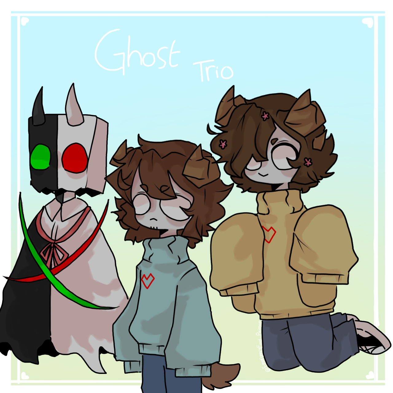 Ghost trio - ibisPaint