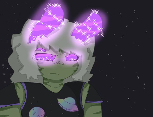 Karkane using telekinesis - ibisPaint