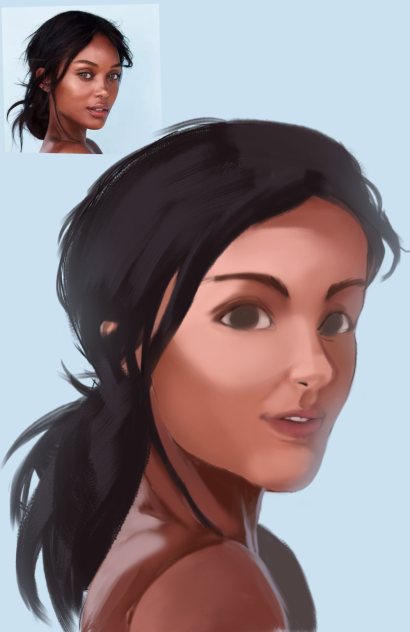 portrait practice - ibisPaint
