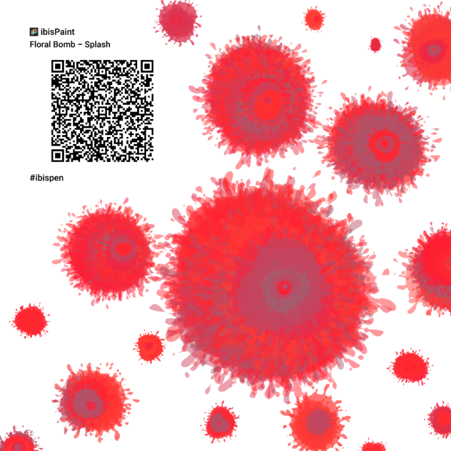 Floral Bomb Series - Splash - ibisPaint