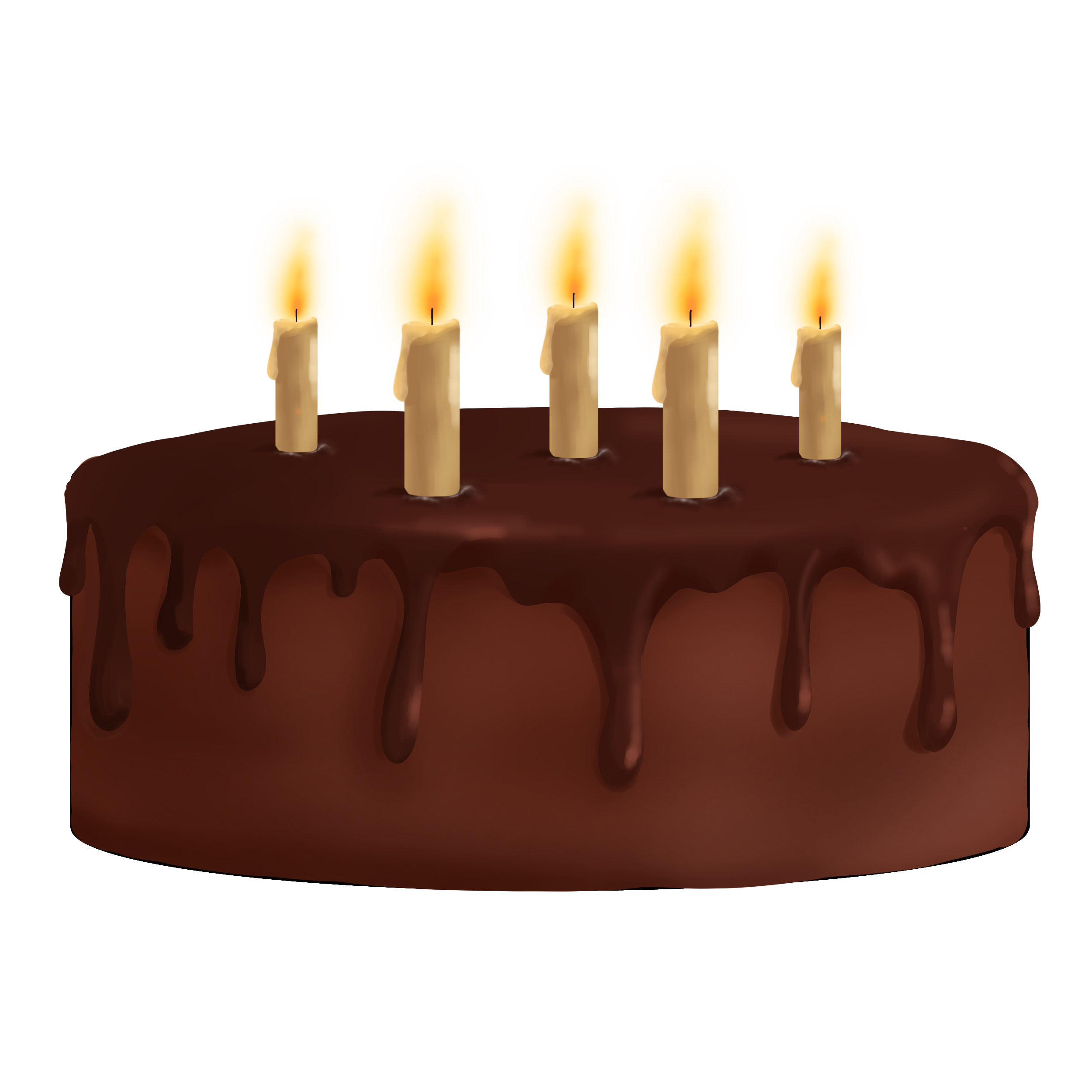 Chocolate Cake - ibisPaint