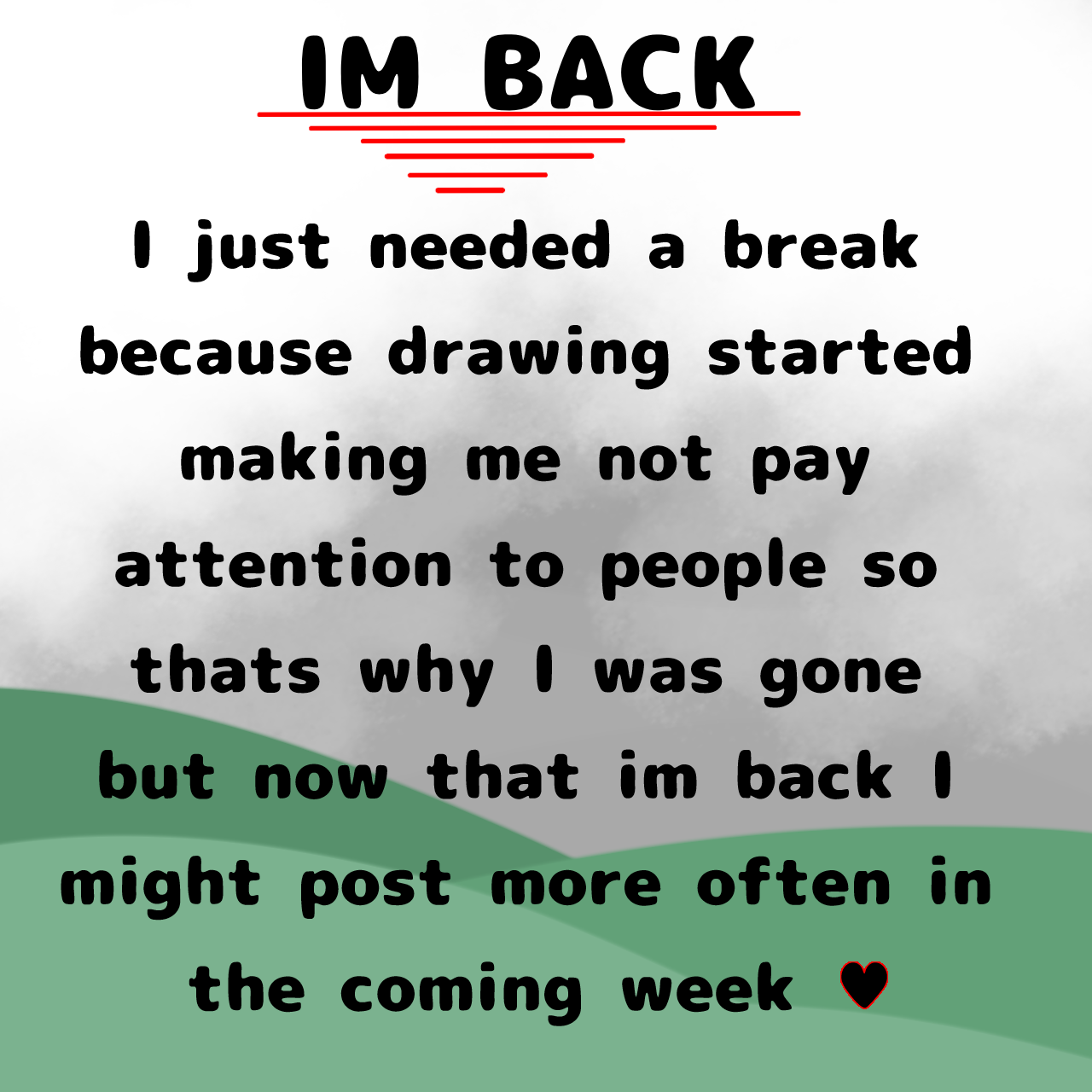 im back everyone! - ibisPaint