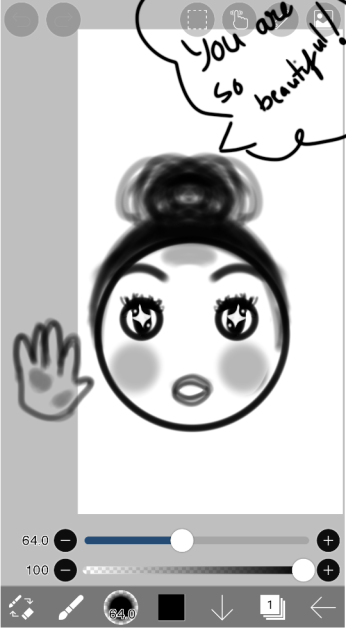 out of screen - ibisPaint