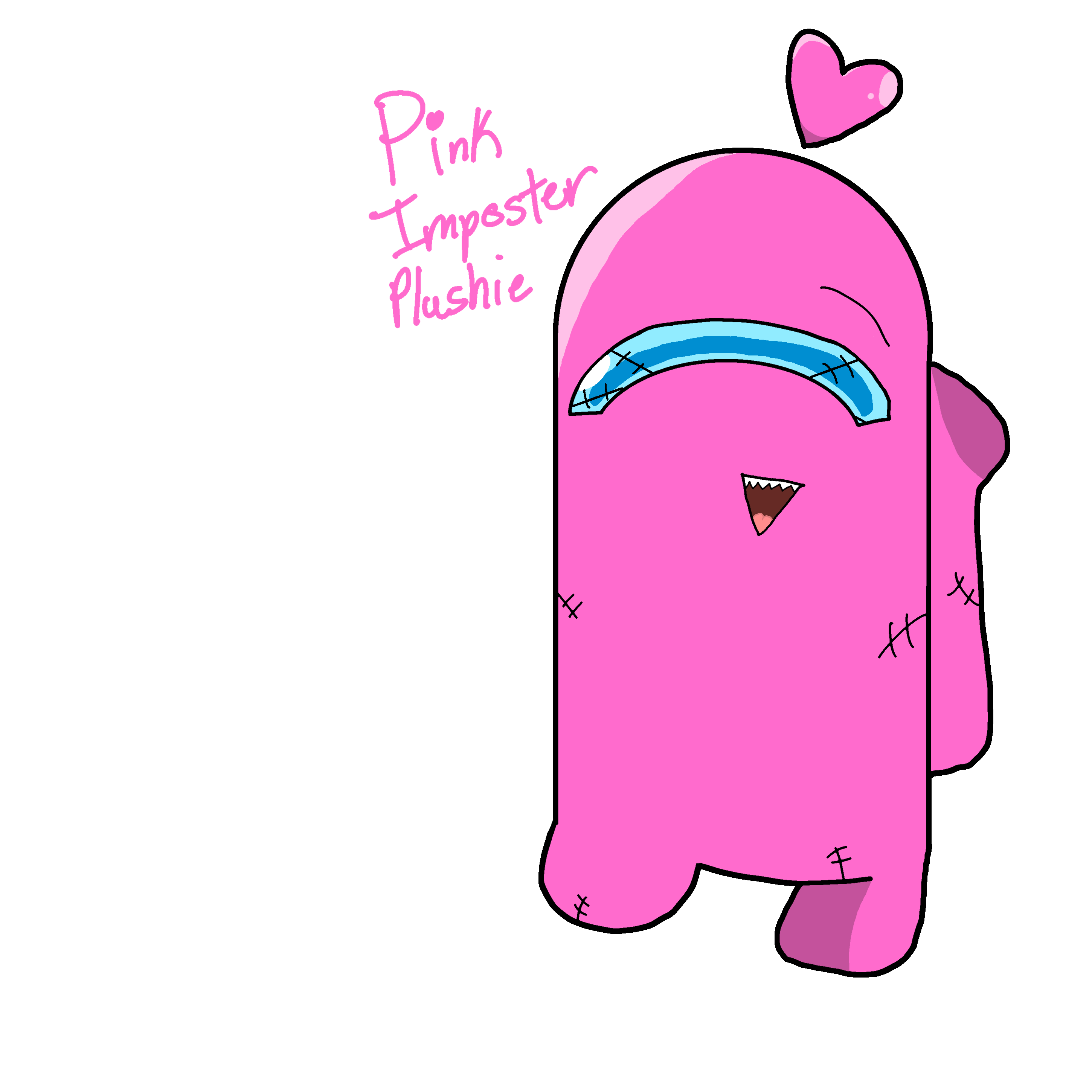 Meet Pink Imposter Plushie! - ibisPaint