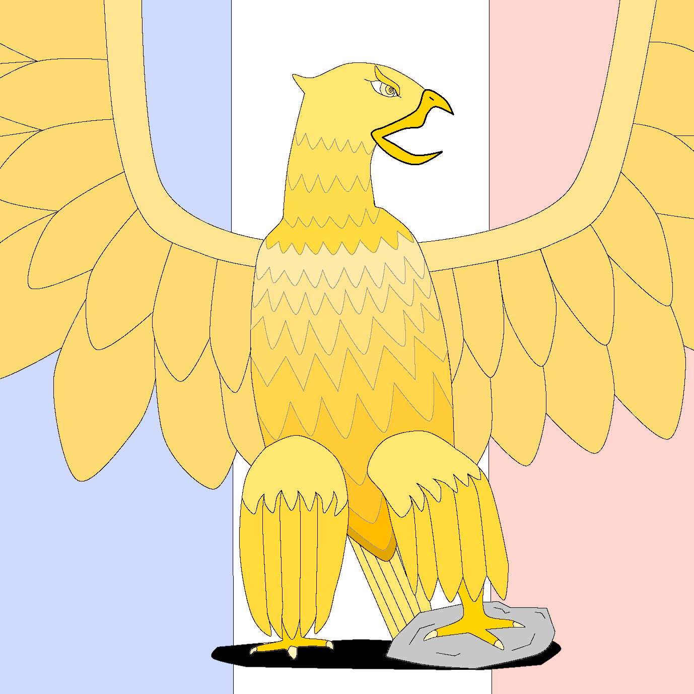 First French Empire Emblem Eagle - ibisPaint