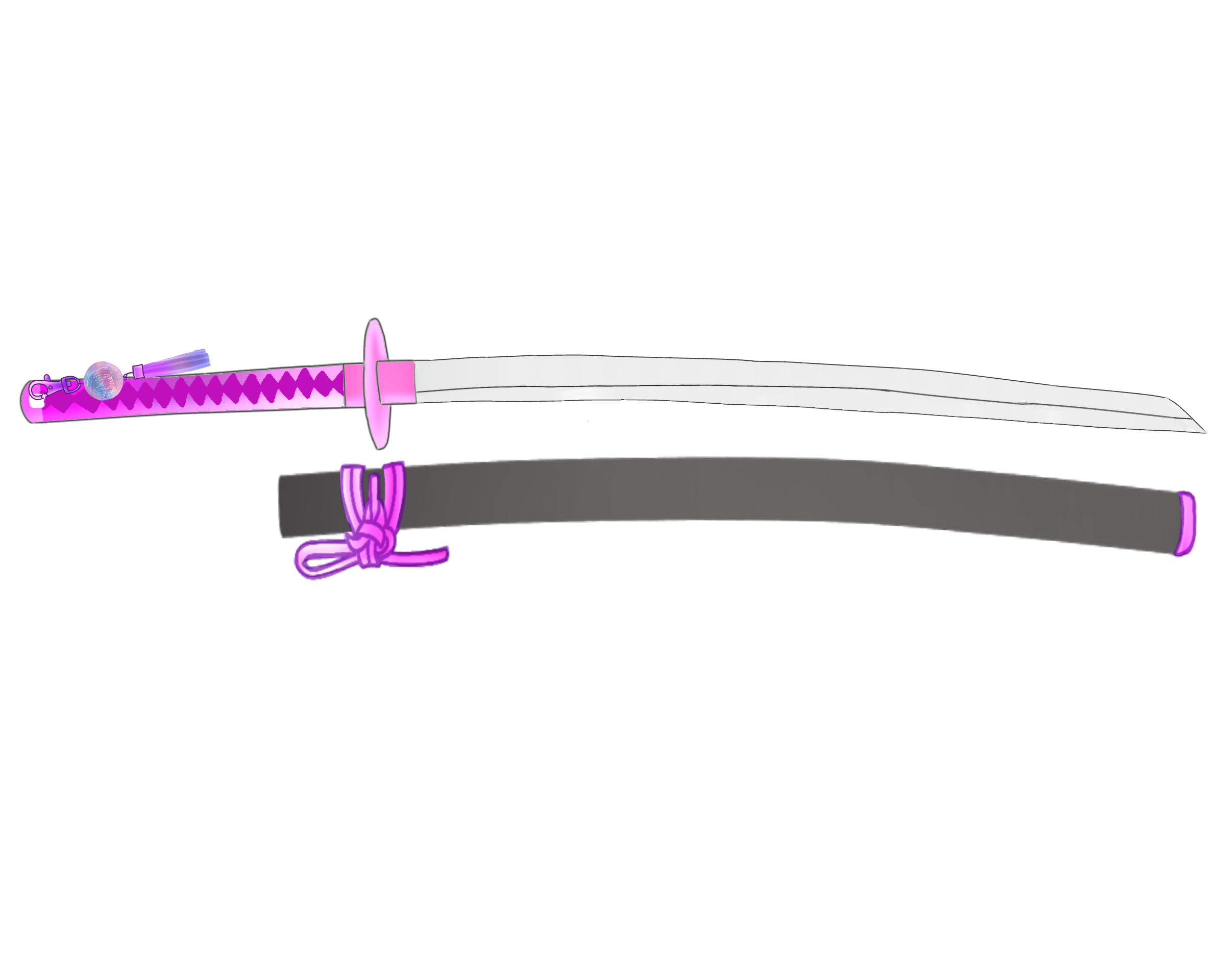 Uchigatana katana (Leo) - ibisPaint