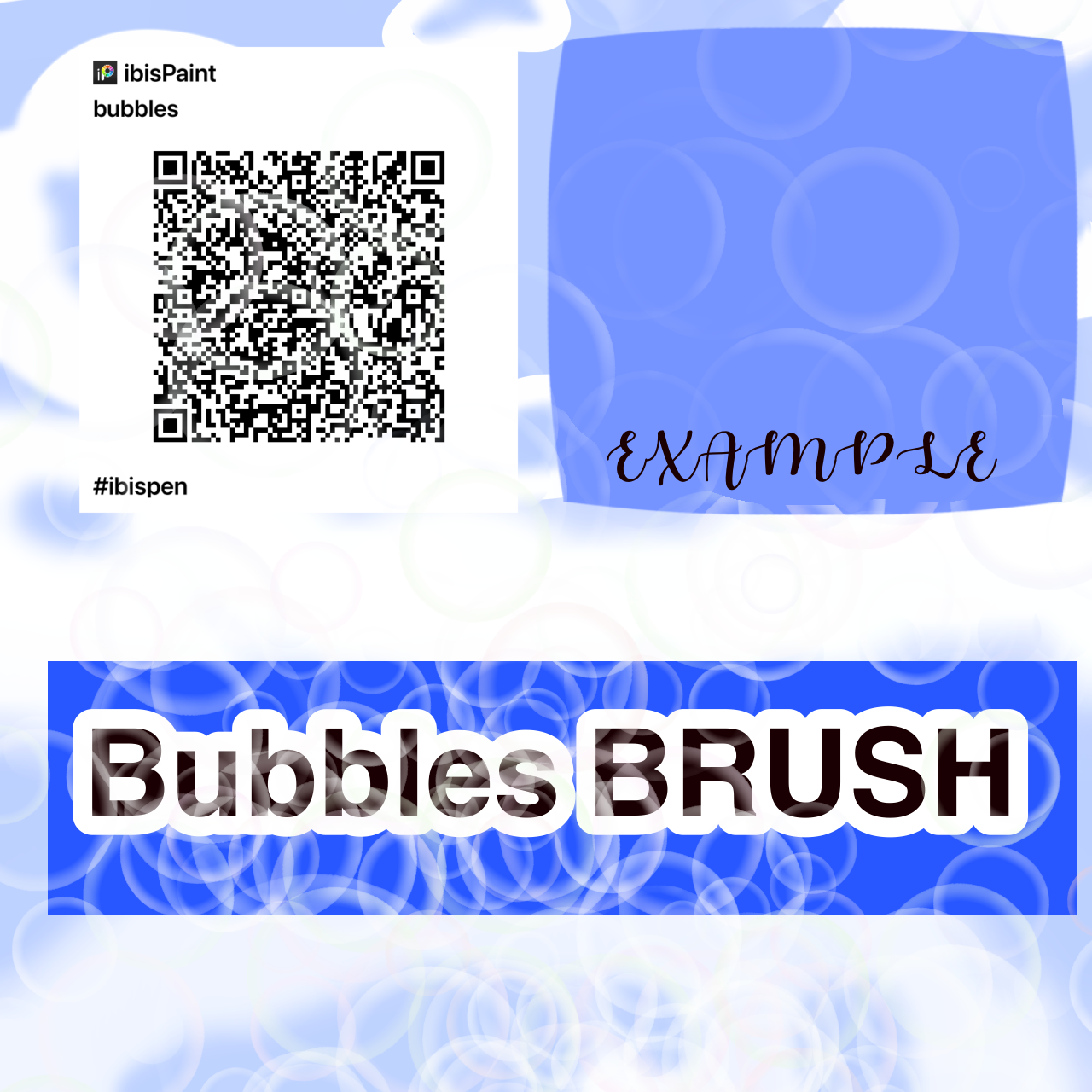 Bubbles brush - ibisPaint