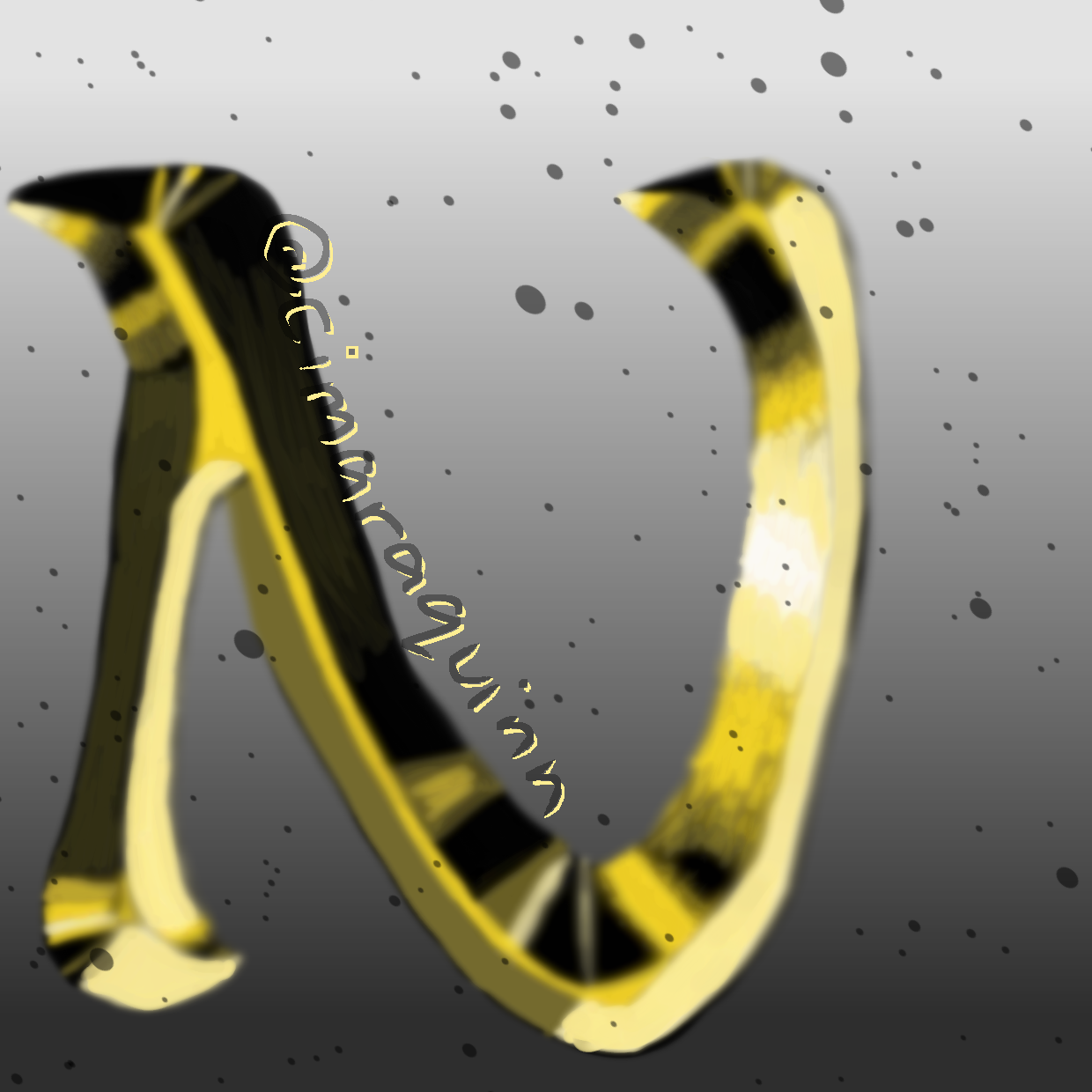 Golden N for estea - ibisPaint