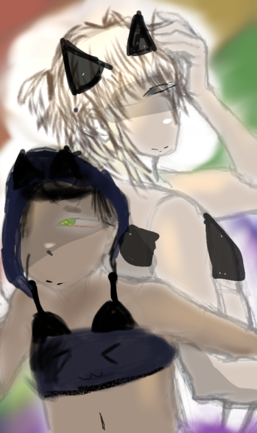 me and my friend (femboy) - ibisPaint