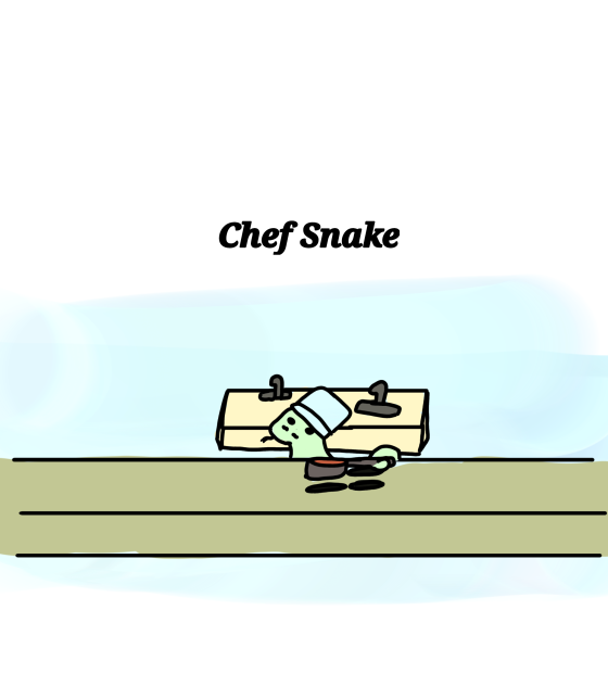 Chef Snake 🐍🐍🐍🐍 - ibisPaint