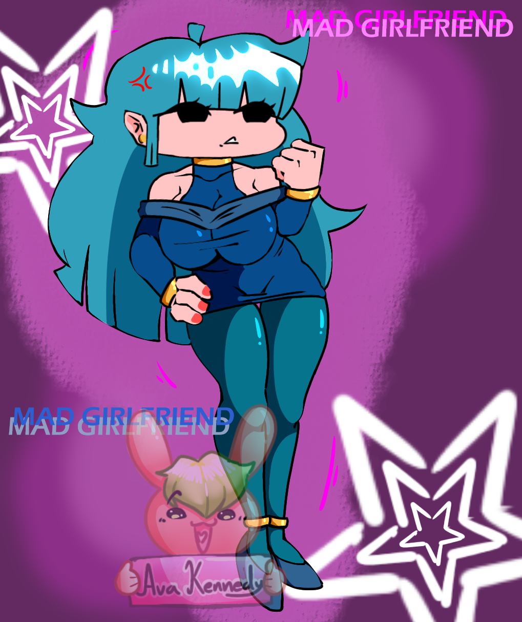 Mad Girlfriend(redraw) - ibisPaint