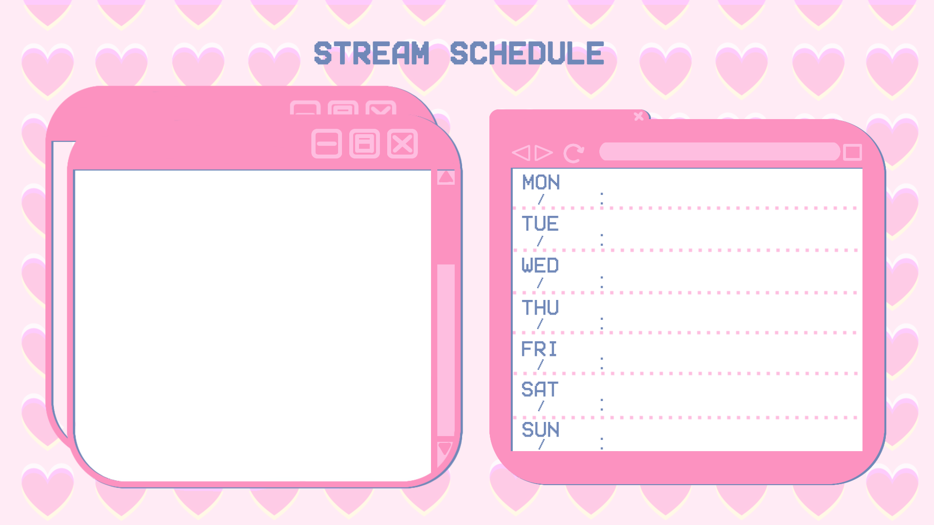 STREAM SCHEDULE LAYOUT 1 - ibisPaint