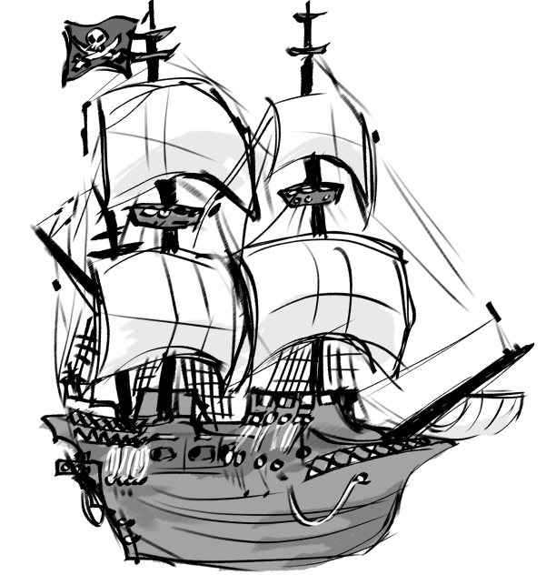 Just a ship - ibisPaint