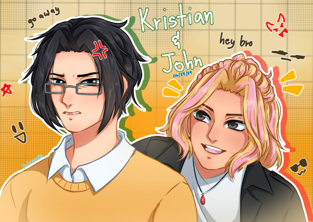 Kristian and John - ibisPaint
