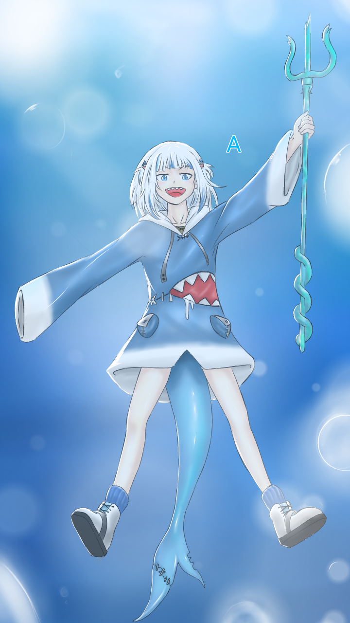 Gawr Gura 🔱 - ibisPaint