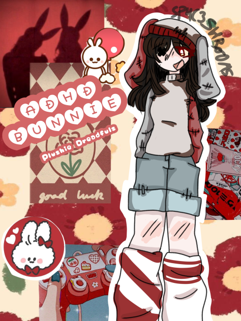 Personified ADHD BUNNY #106 - ibisPaint