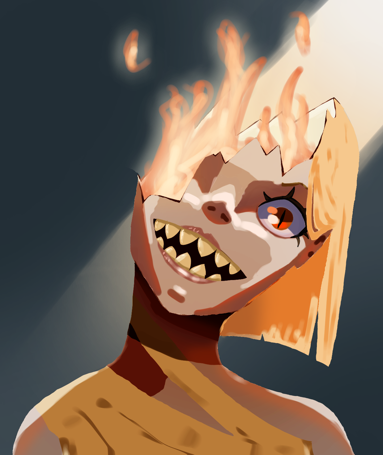 fire demon - ibisPaint