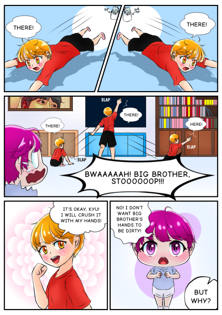 HaeKyu Against the Cockroach 3_4 - ibisPaint