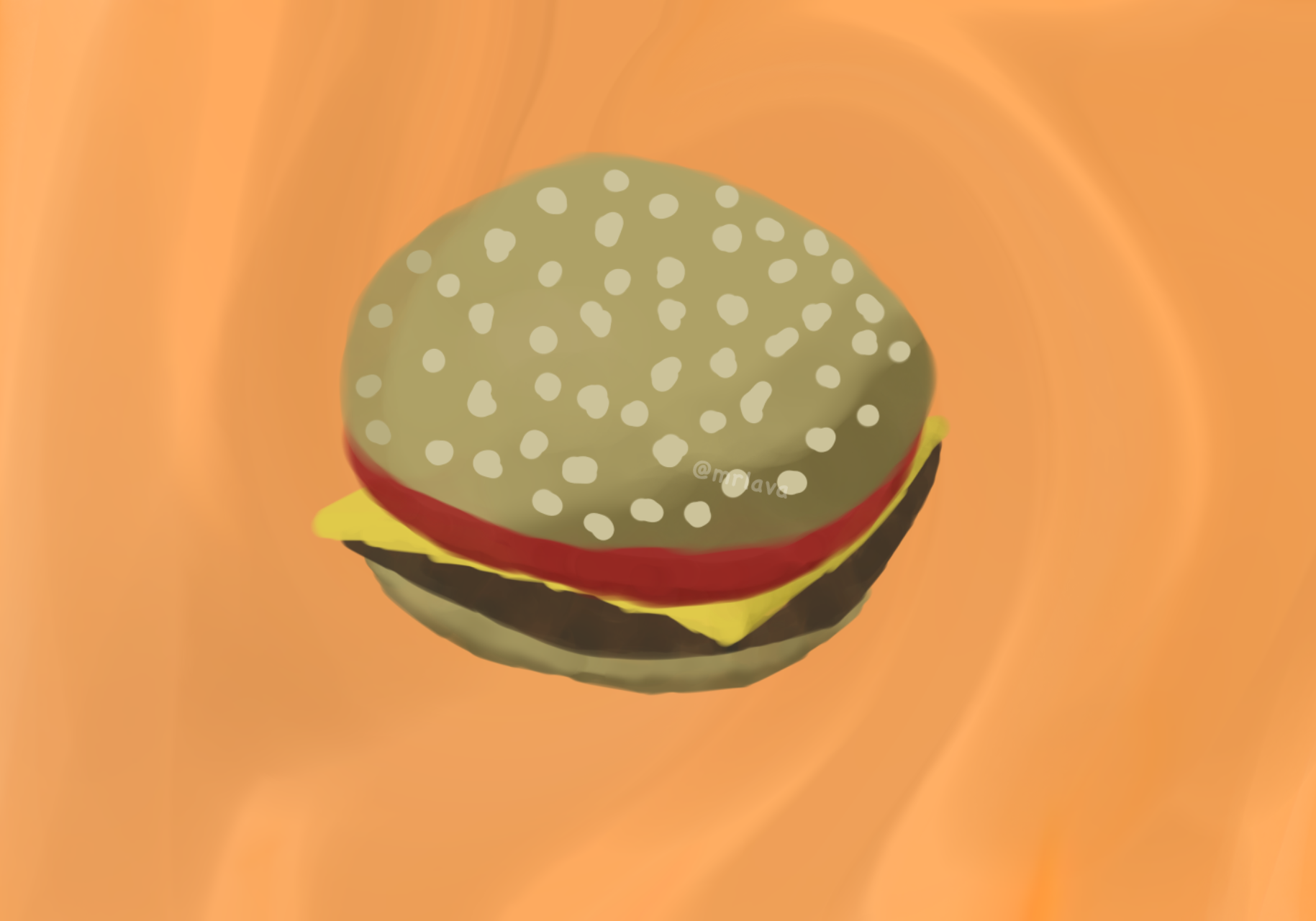 mmm chezburger - ibisPaint