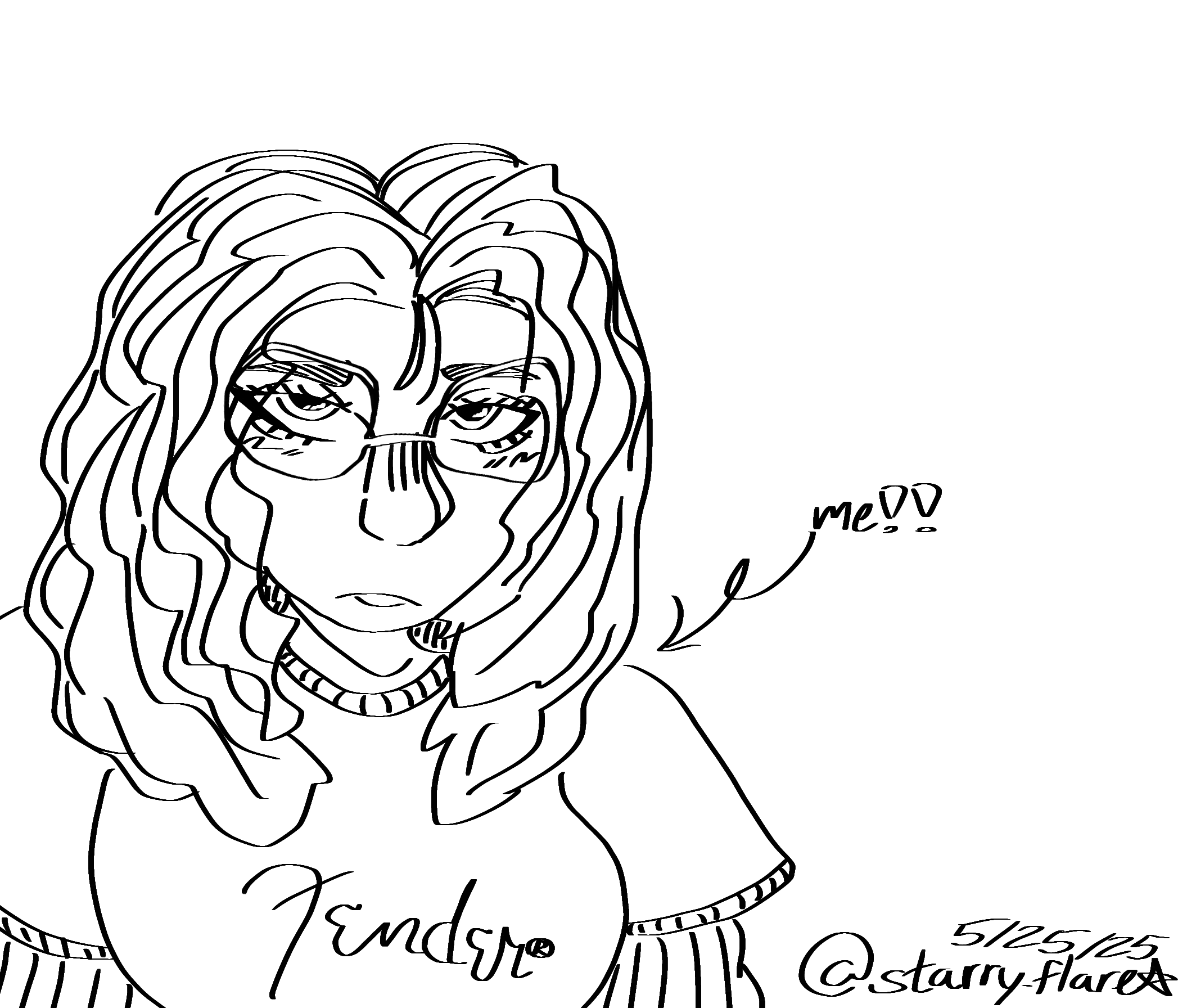 mini self portrait - ibisPaint