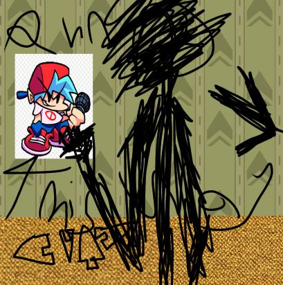 Bacteria guy VS BF poster mod concept - ibisPaint